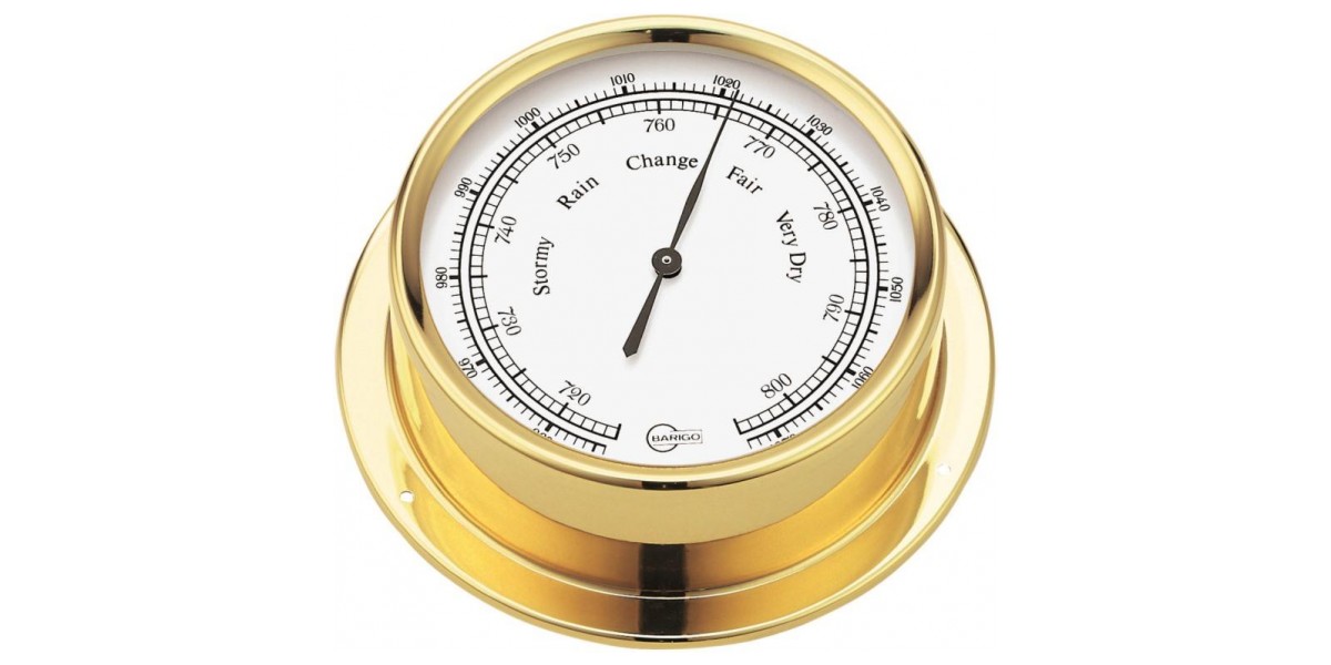 Barigo Regatta Ship's Barometer Brass - ARC Marine