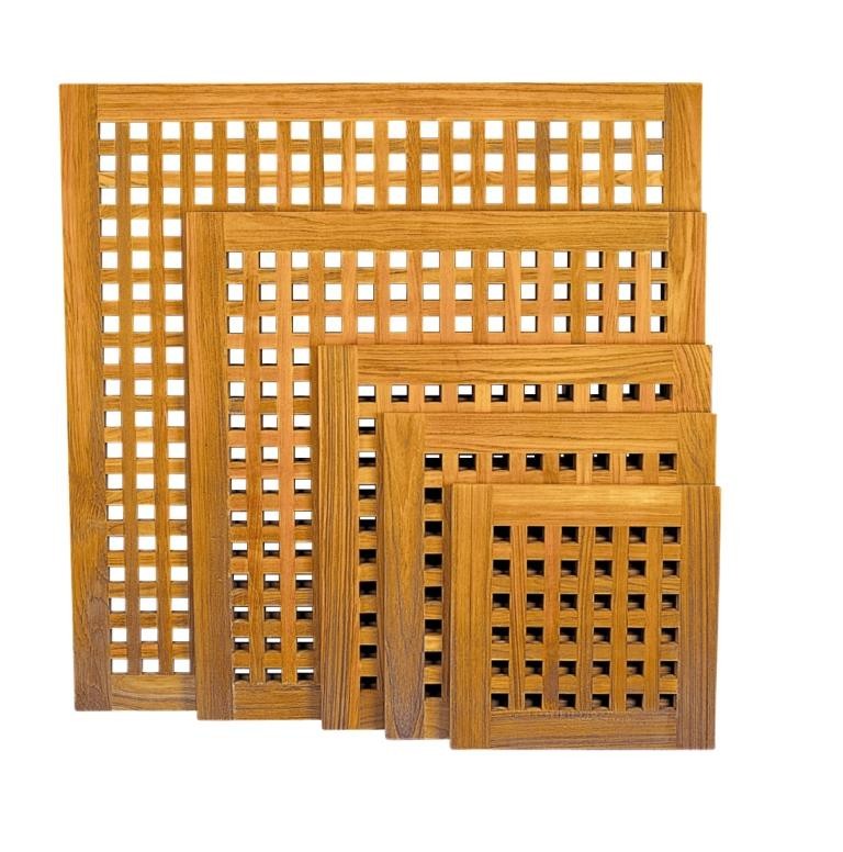 Teakwood block grids for boats - ARC Marine