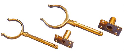 ARC Marine Brass rowlock and socket - Rowlock ø 35-47 mm - ARC Marine