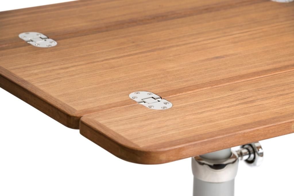 ARC Marine Foldable teak table top - 70x30/60cm - ARC Marine