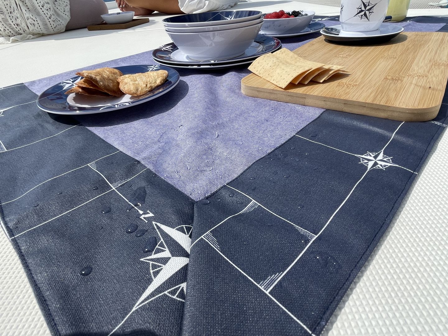 Marine Business Northwind Waterproof Tablecloth - Blue - Small - ARC Marine