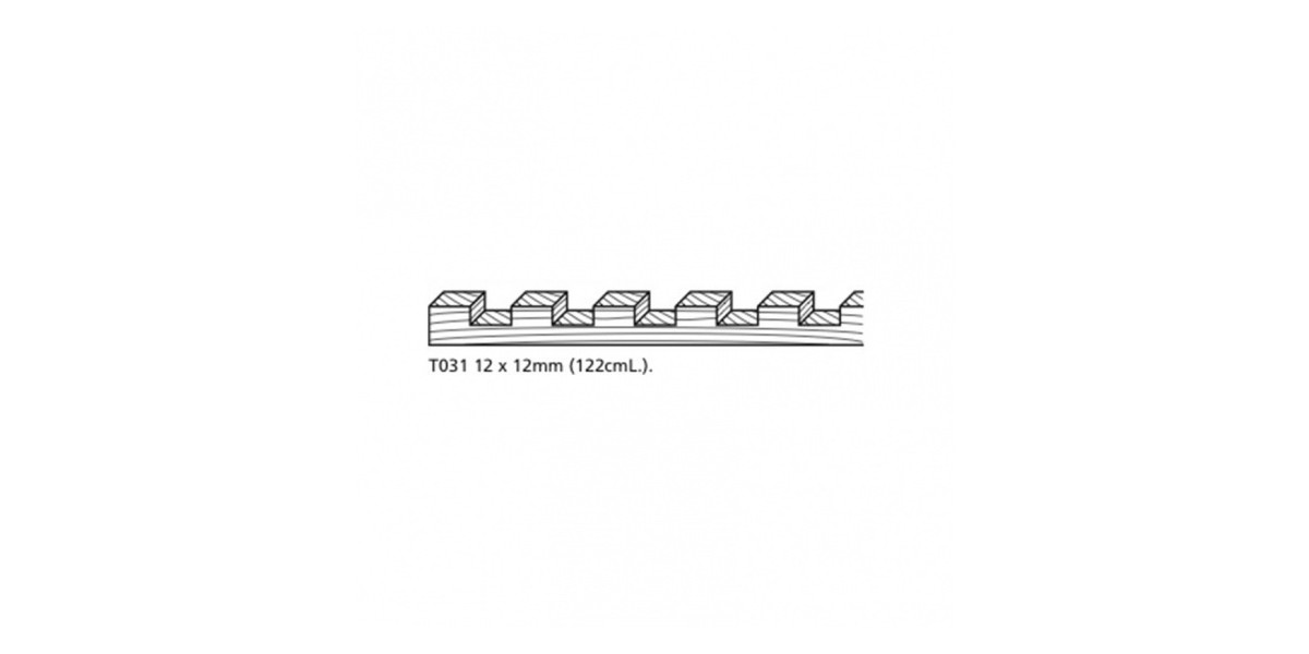 ARC Marine Teak Standard grating profiles - 12 mm - ARC Marine